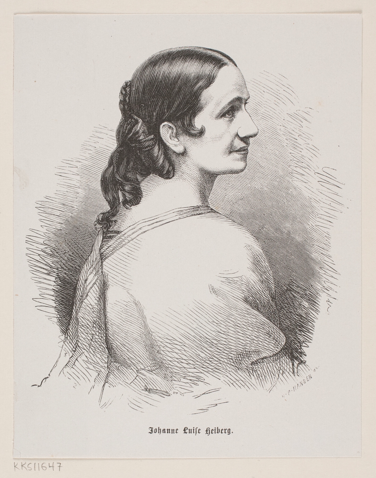 Johanne Luise Heiberg, 1867, H.P. Hansen | SMK Open