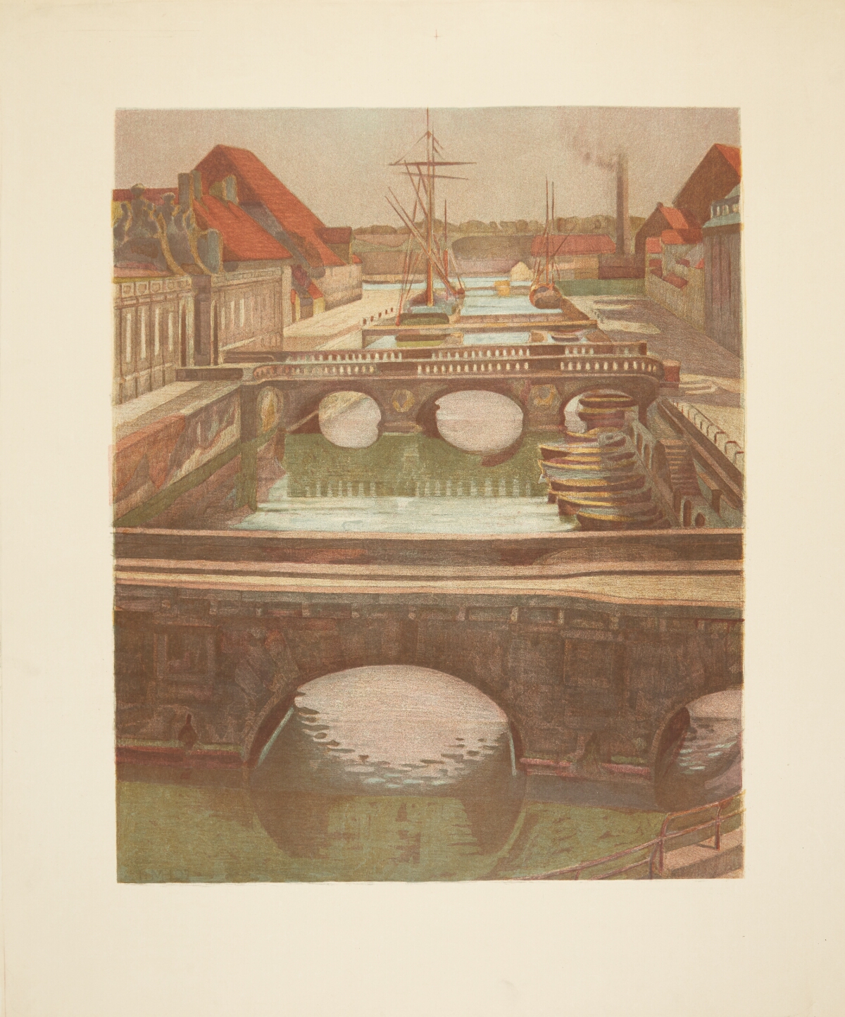 Udsigt fra Nybrogade, 1866 – 1944, Marie Henriques | SMK Open