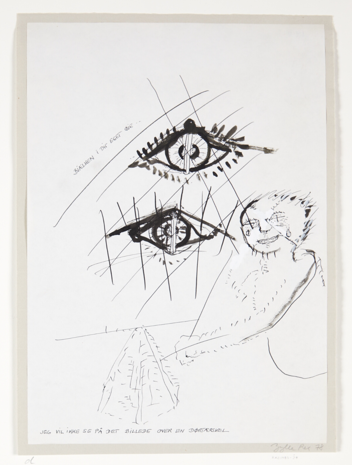 Tegning, 1978, Jytte Rex | SMK Open