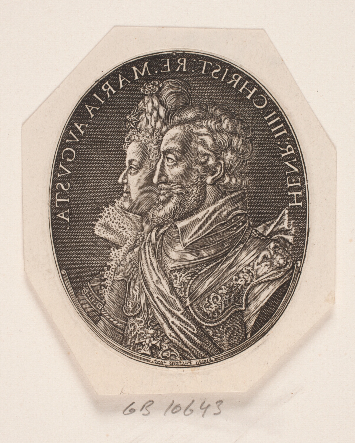 Henrik IV og Maria de' Medici, 1595 – 1647, Simon de Pas | SMK Open