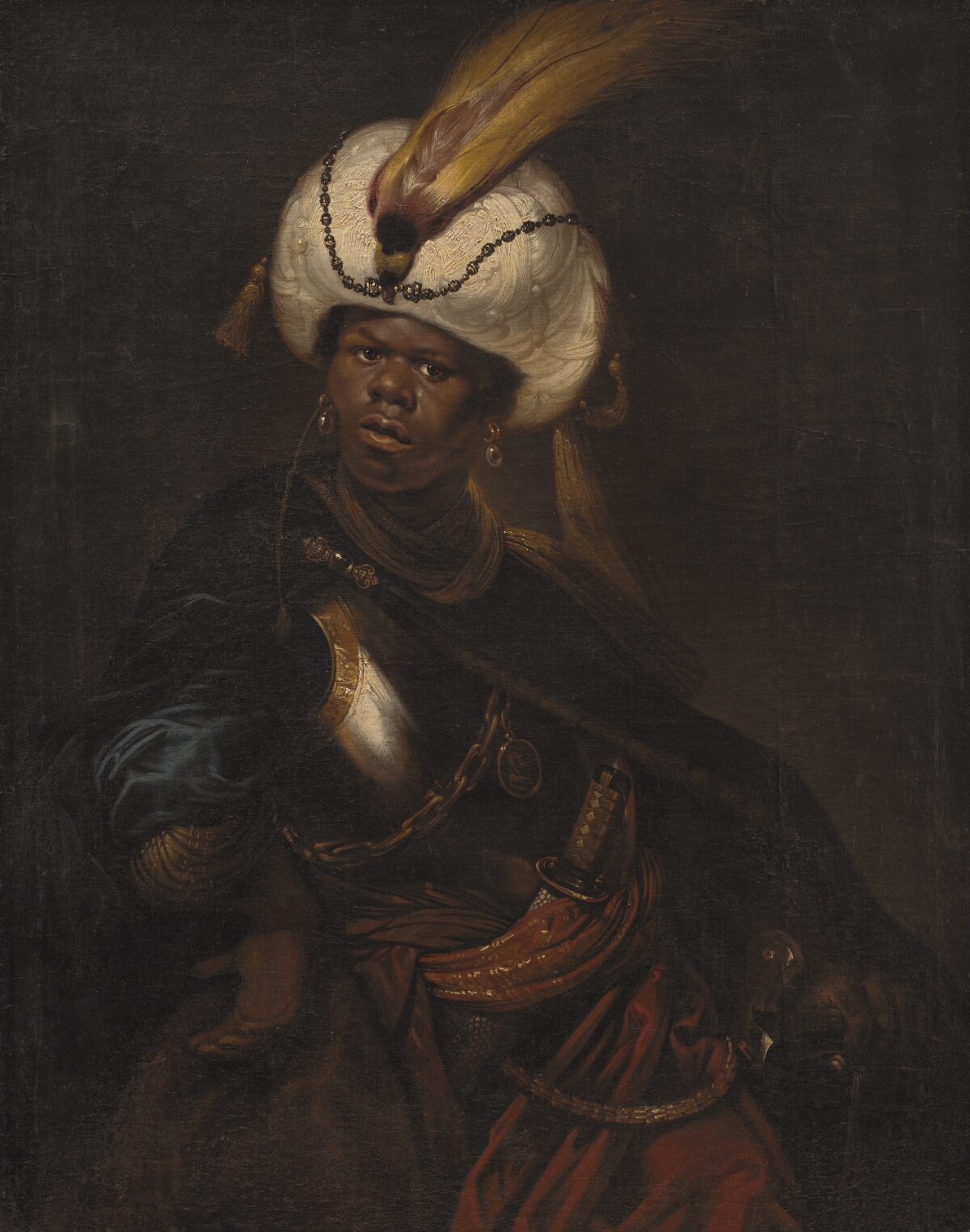 En mand med turban og rustning, 1643 – 1647, Karel van Mander III | SMK ...
