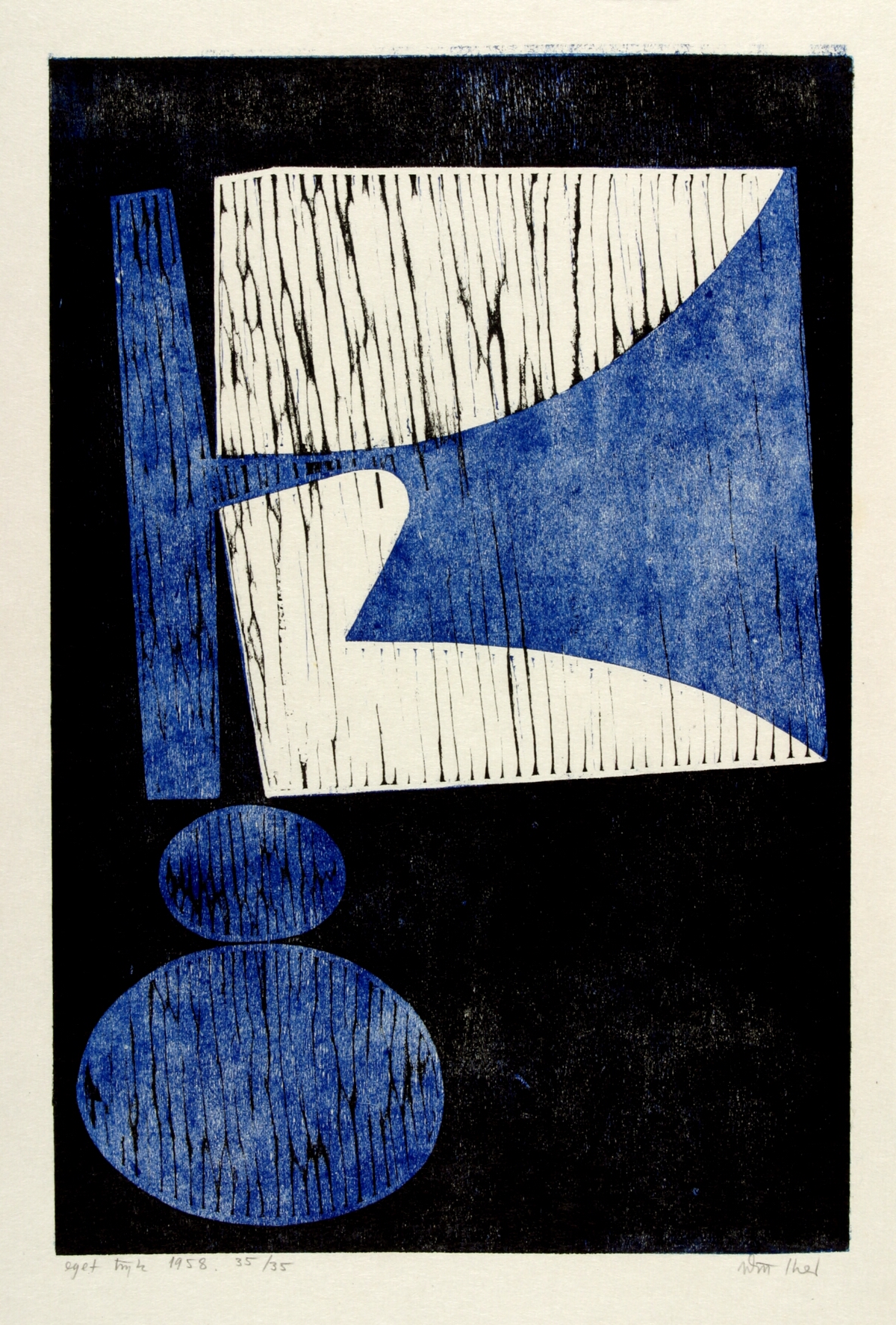 Abstrakt komposition, 1958, Richard Winther | SMK Open