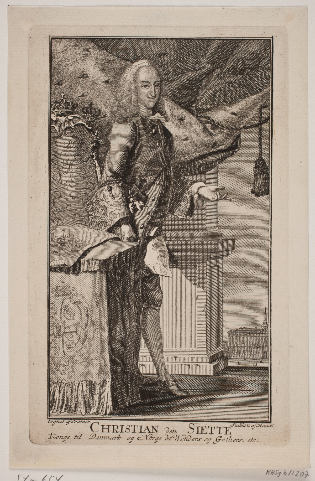 Christian VI, 1750 – 1759, Jonas Haas, Peter Cramer | SMK Open