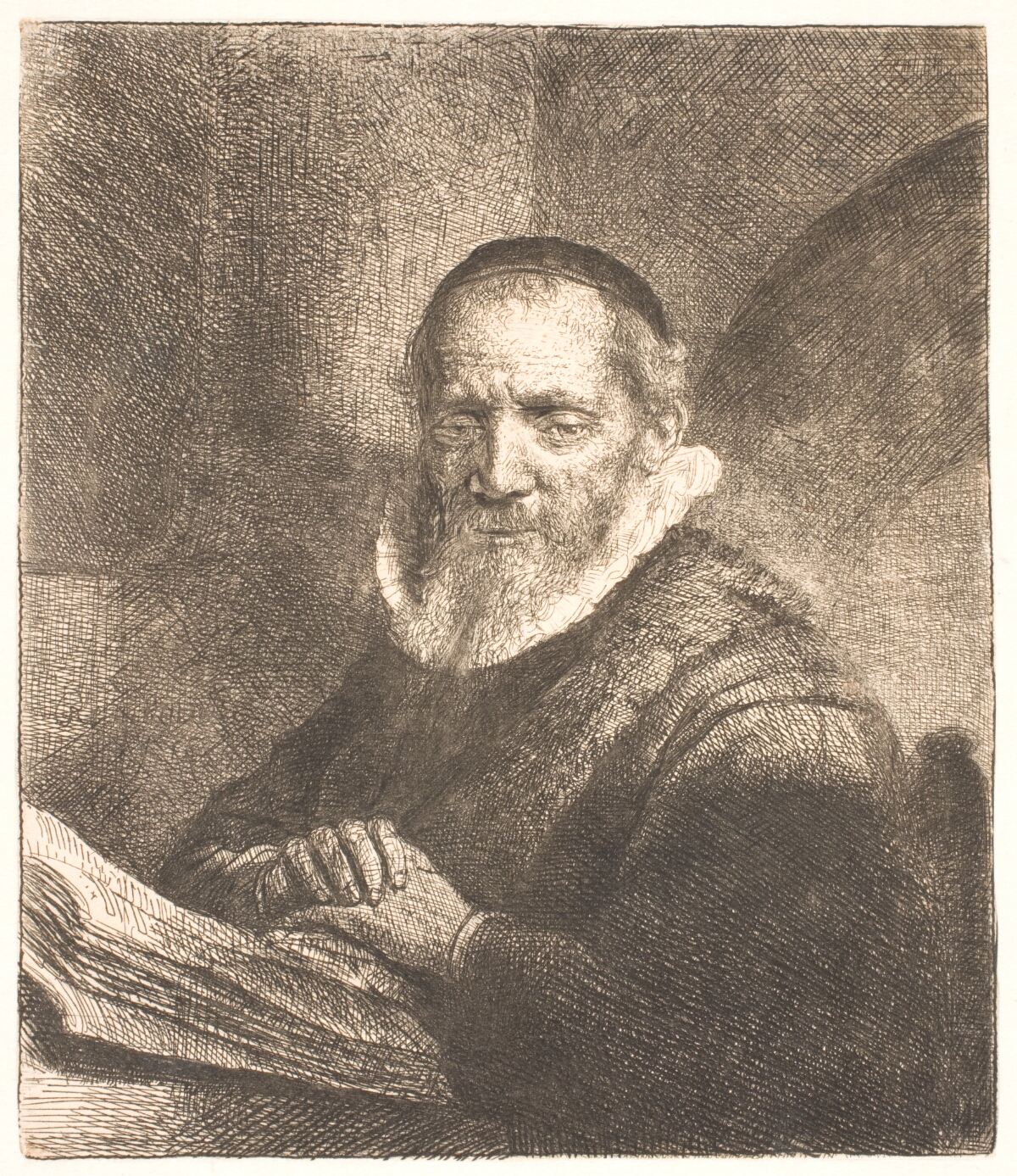 Jan Cornelis Sylvius, prædikant, 1633, Rembrandt van Rijn | SMK Open