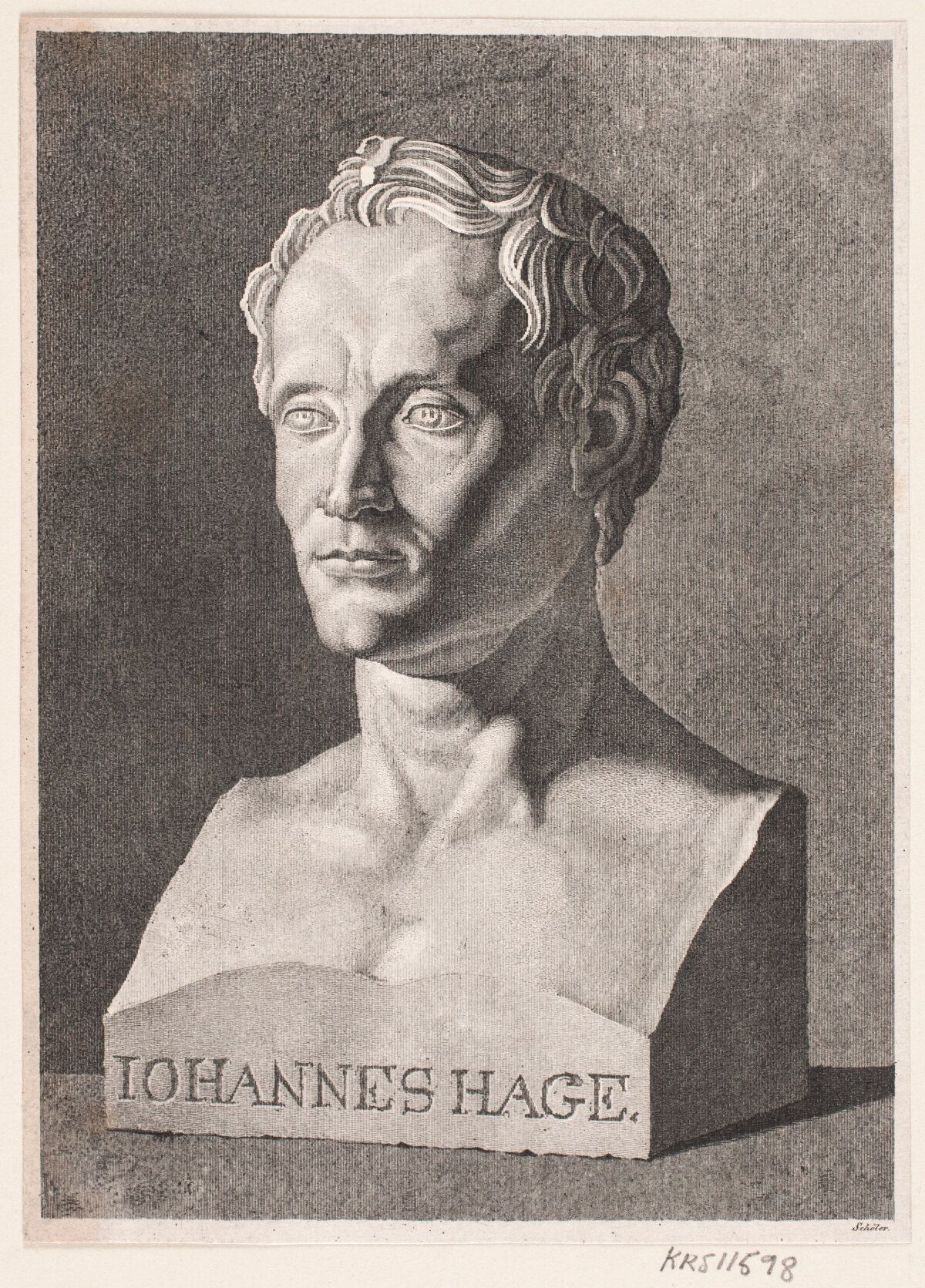 Johannes Hage, 1834 – 1866, Peter Christian Schøler | SMK Open