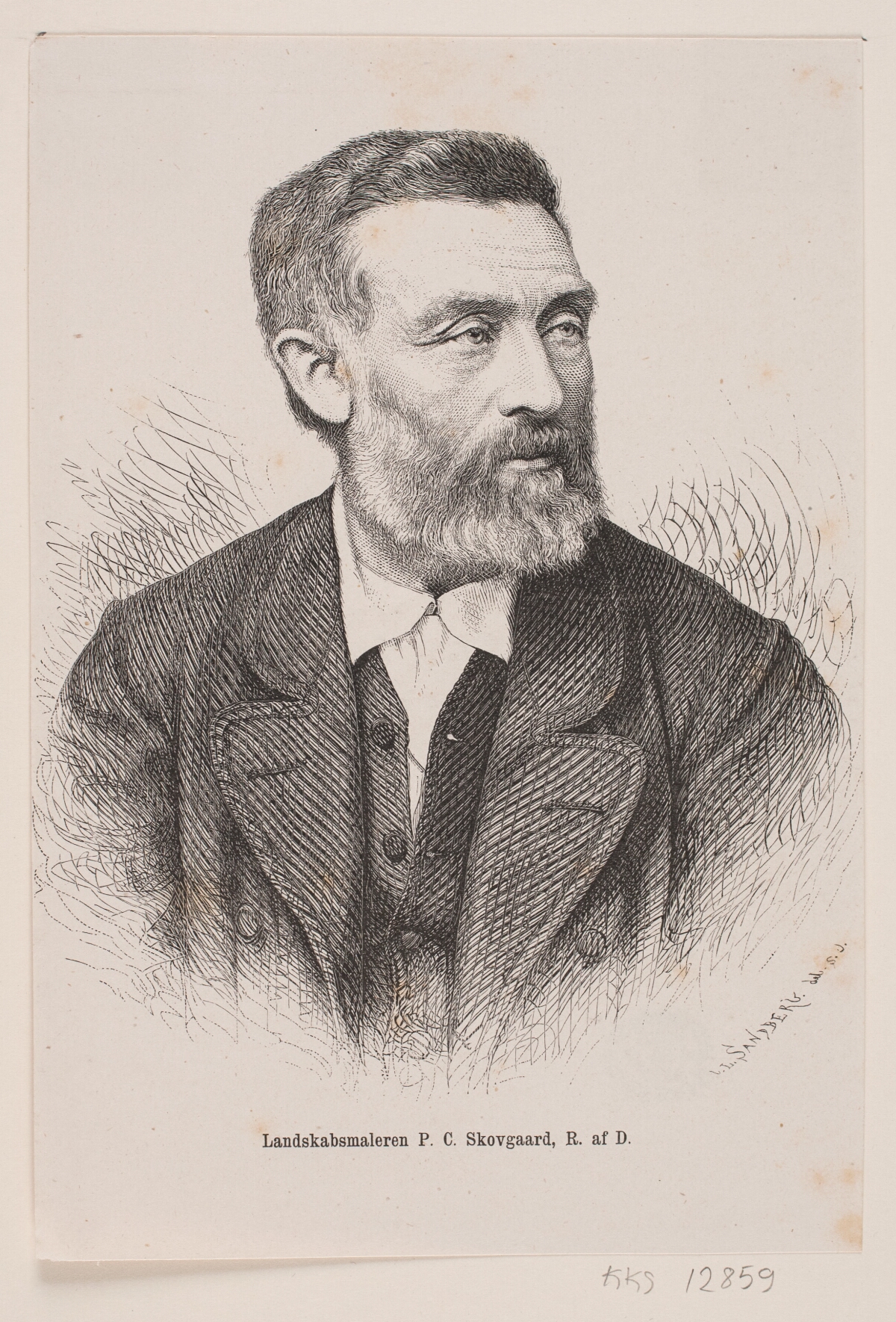 P. C. Skovgaard, 1875, Carl Leonard Sandberg | SMK Open
