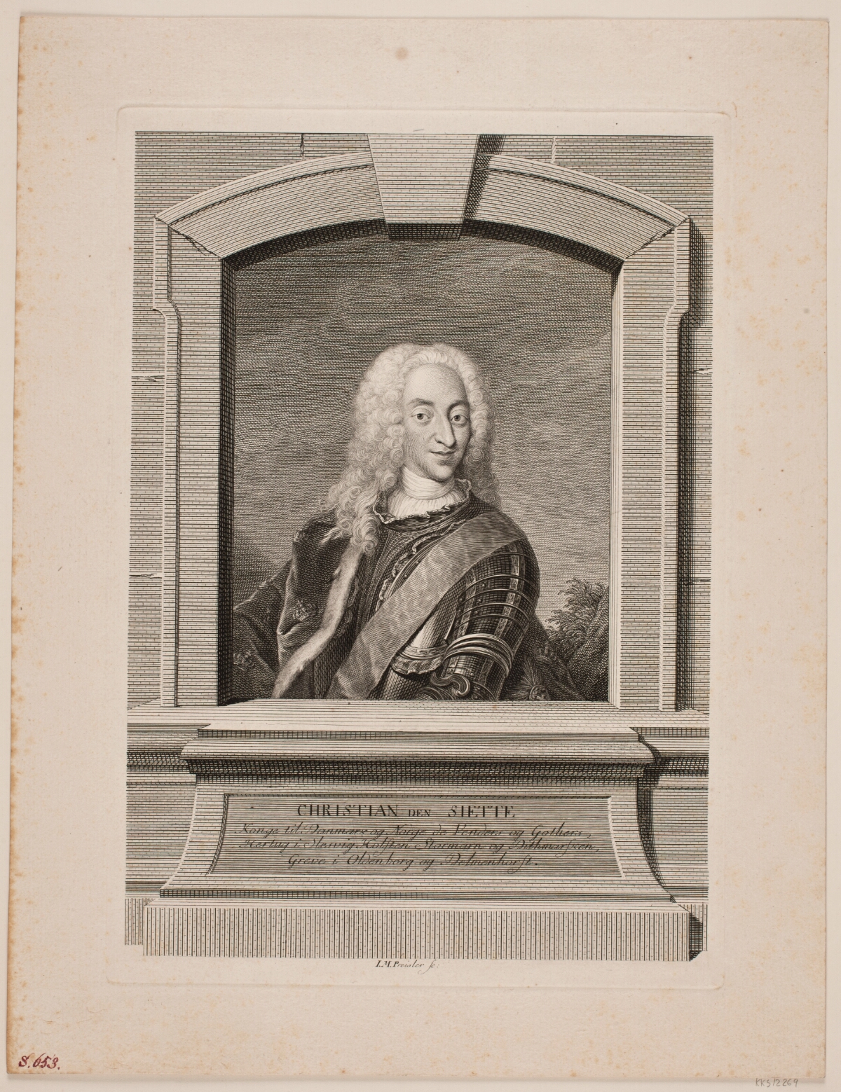 Kong Christian VI, 1768 – 1771, J.M. Preisler | SMK Open