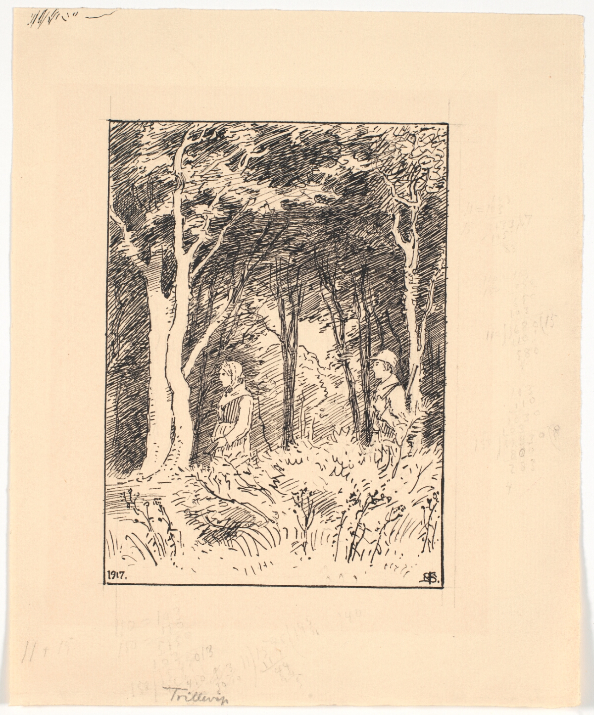 Trillevip, 1917, Niels Skovgaard | SMK Open