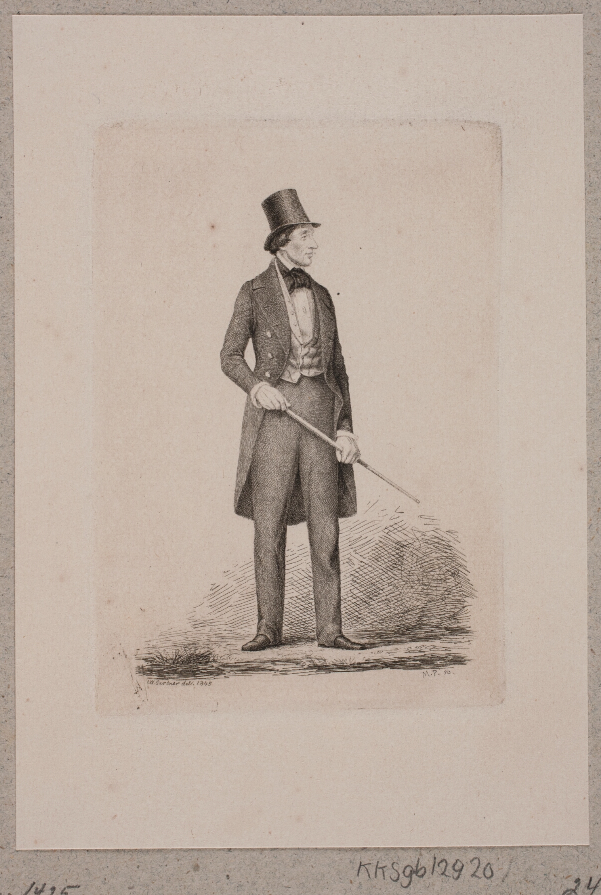 H. C. Andersen, 1864, Julius Magnus-Petersen, J.V. Gertner, Den Danske ...