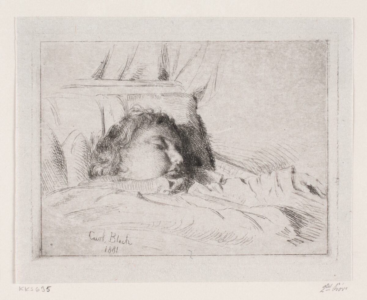 Det sovende barn, 1881, Carl Bloch | SMK Open