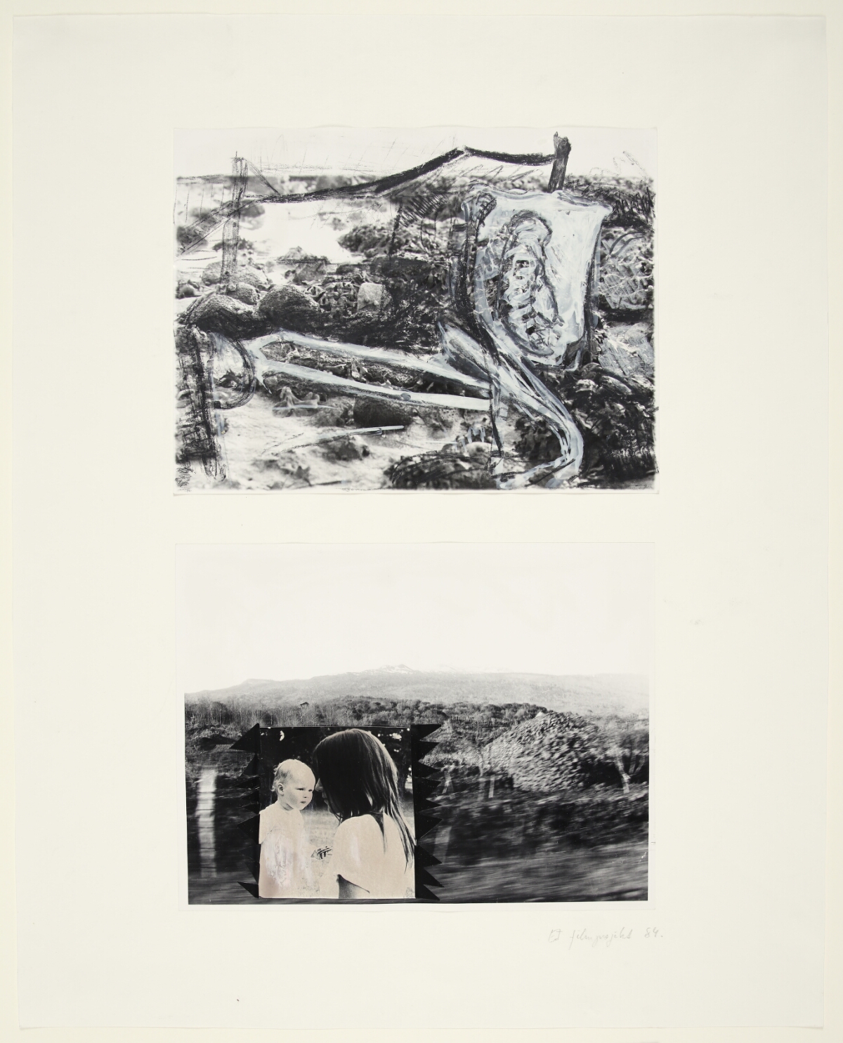 To billeder til et filmprojekt, 1984, Jytte Rex | SMK Open