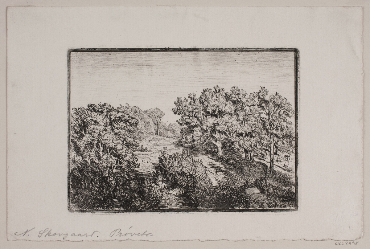 Egeskoven, 1891, Niels Skovgaard | SMK Open