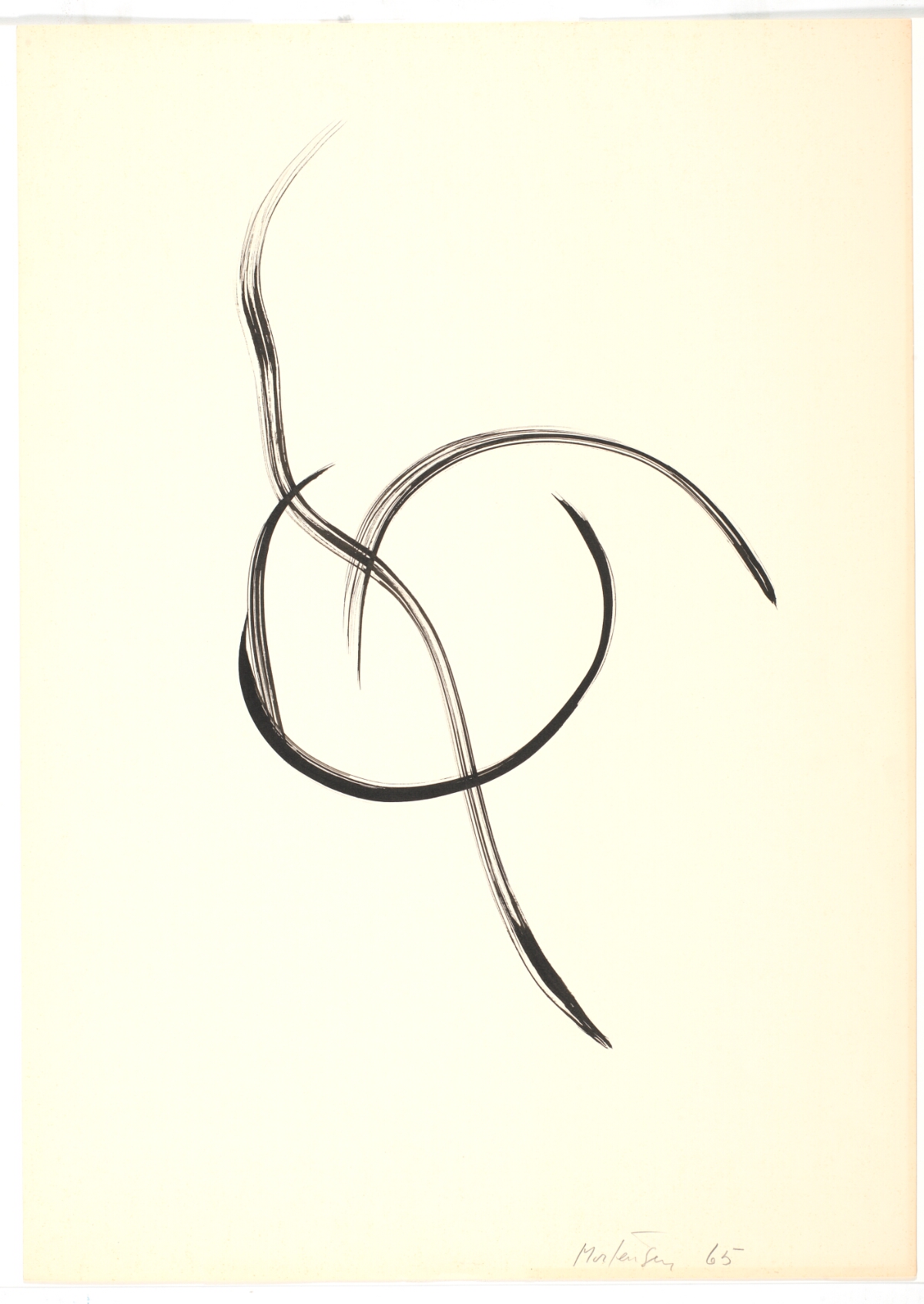 Blad 5 fra en serie, 1965, Richard Mortensen | SMK Open