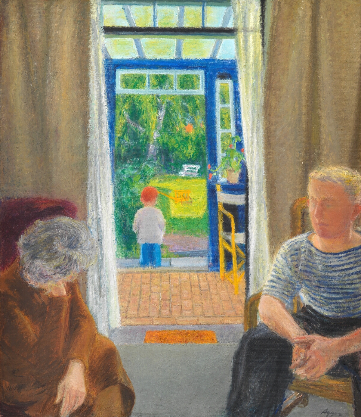 I havestuen. Septemberdag, 1942 – 1944, Knud Agger | SMK Open