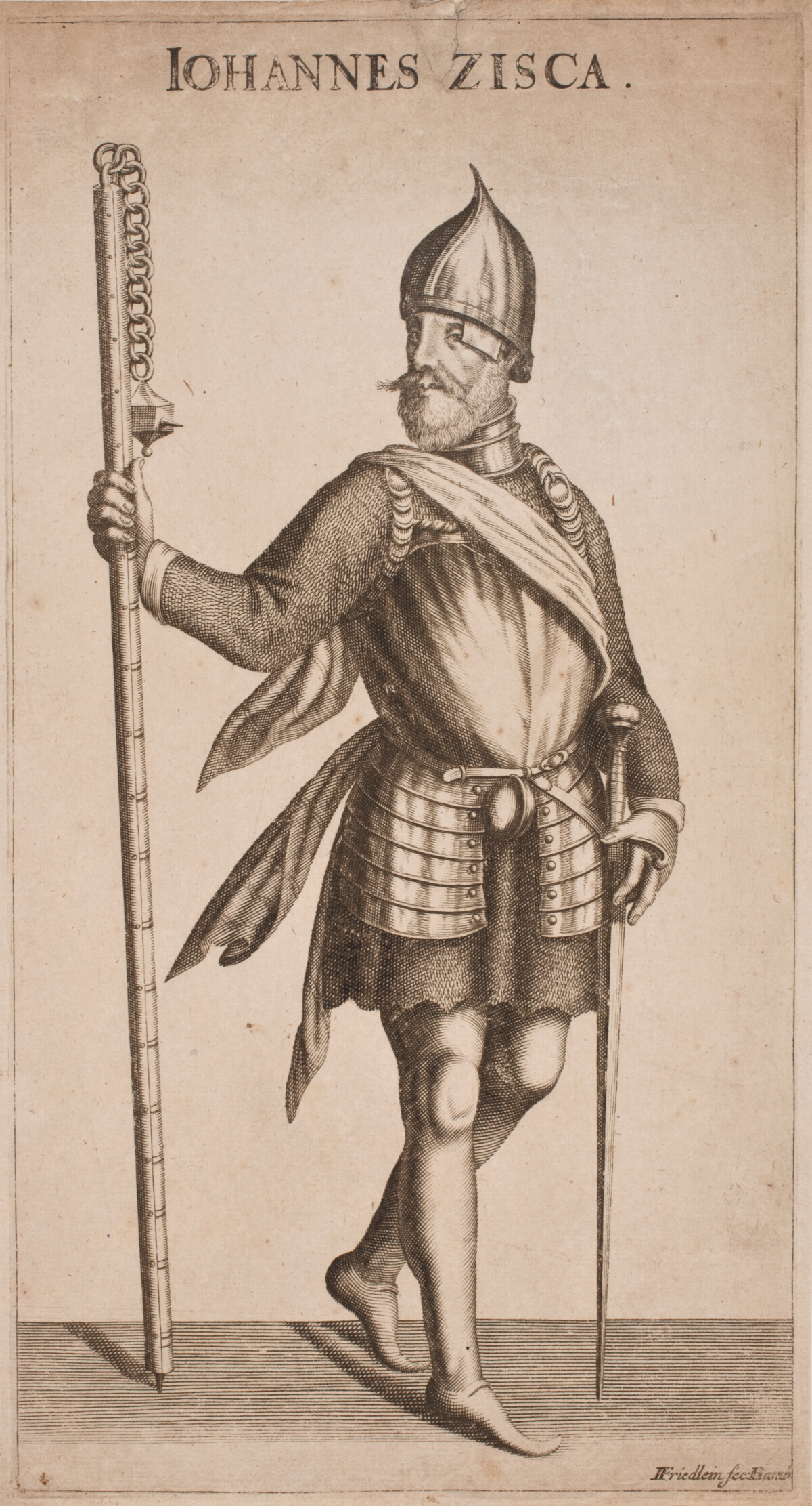 "Johannes Zisca", 1685 – 1706, Johan Friedlein | SMK Open
