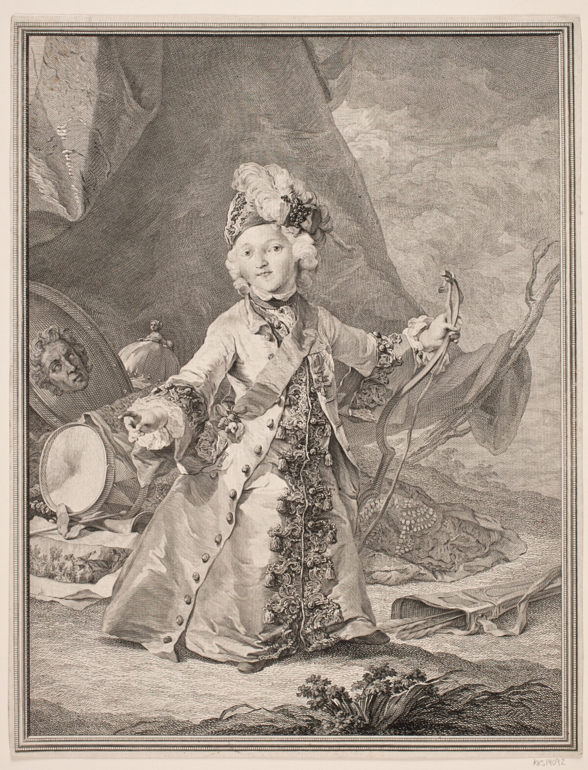 Christian VII som barn, 1754, Johan Martin Preisler, C.G. Pilo | SMK Open