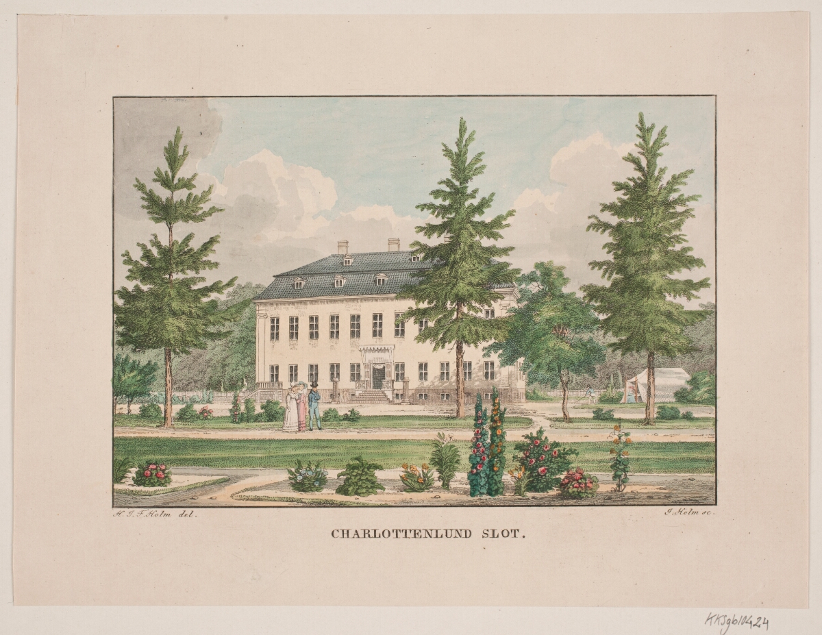 Charlottenlund Slot, 1826, Jens Holm, H.G.F. Holm | SMK Open