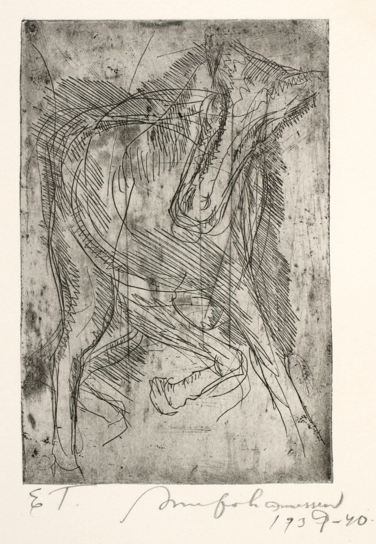 Helhesten, 1939, Arne Johannessen | SMK Open