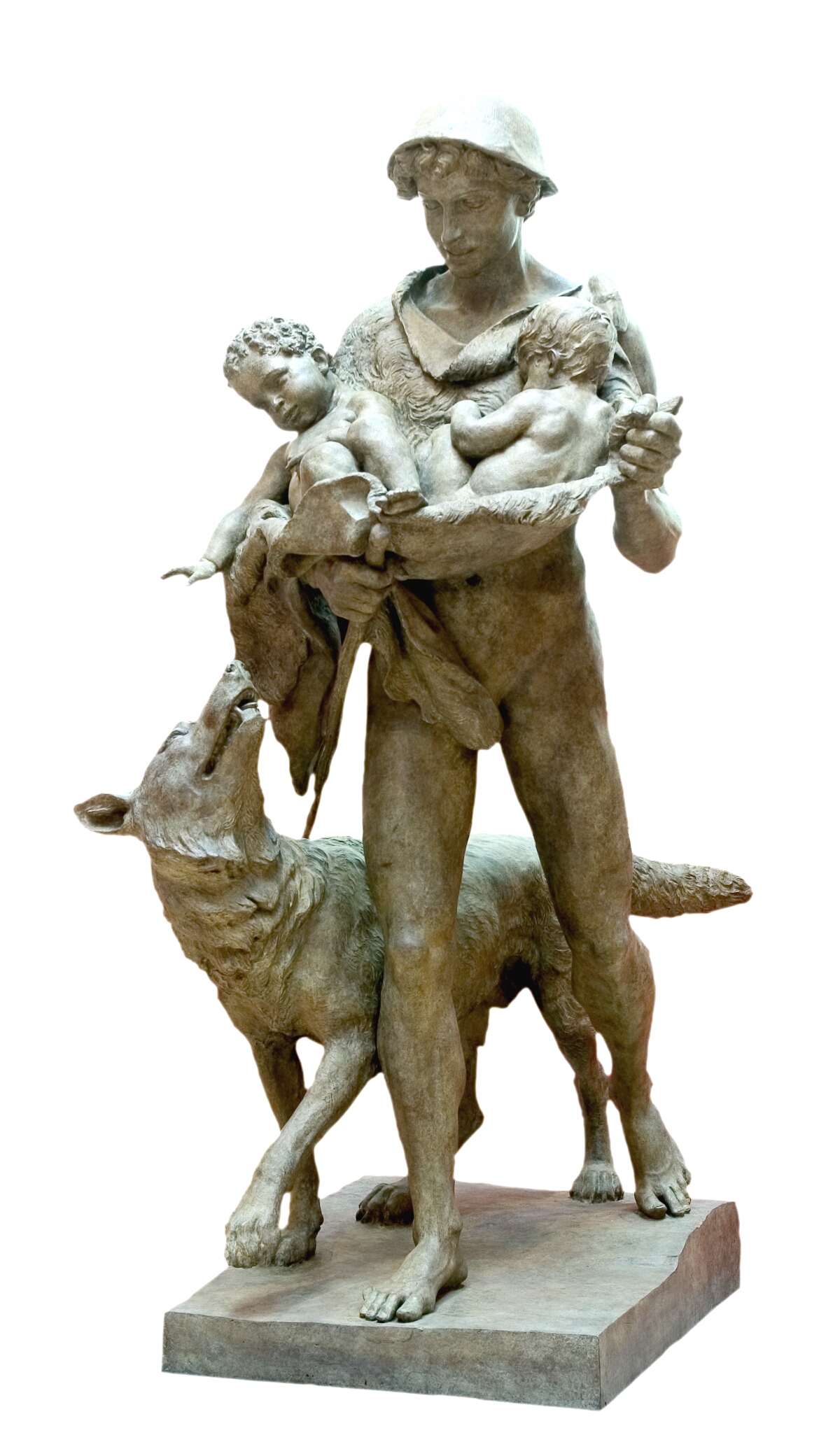 Hyrden Faustulus med Romulus og Remus, 1896, Stein, Th. | SMK Open