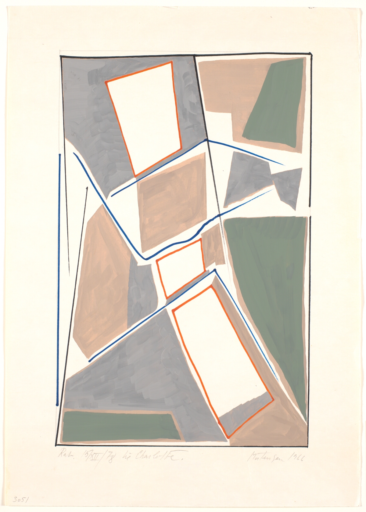 Uden titel, 1966, Richard Mortensen | SMK Open
