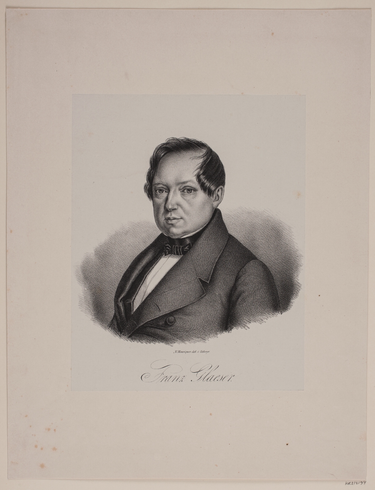 Franz Joseph Glæser, 1820 – 1846, Nathan Henriques | SMK Open