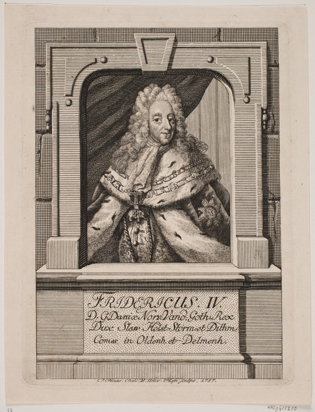 Frederik IV, 1757, Jonas Haas | SMK Open