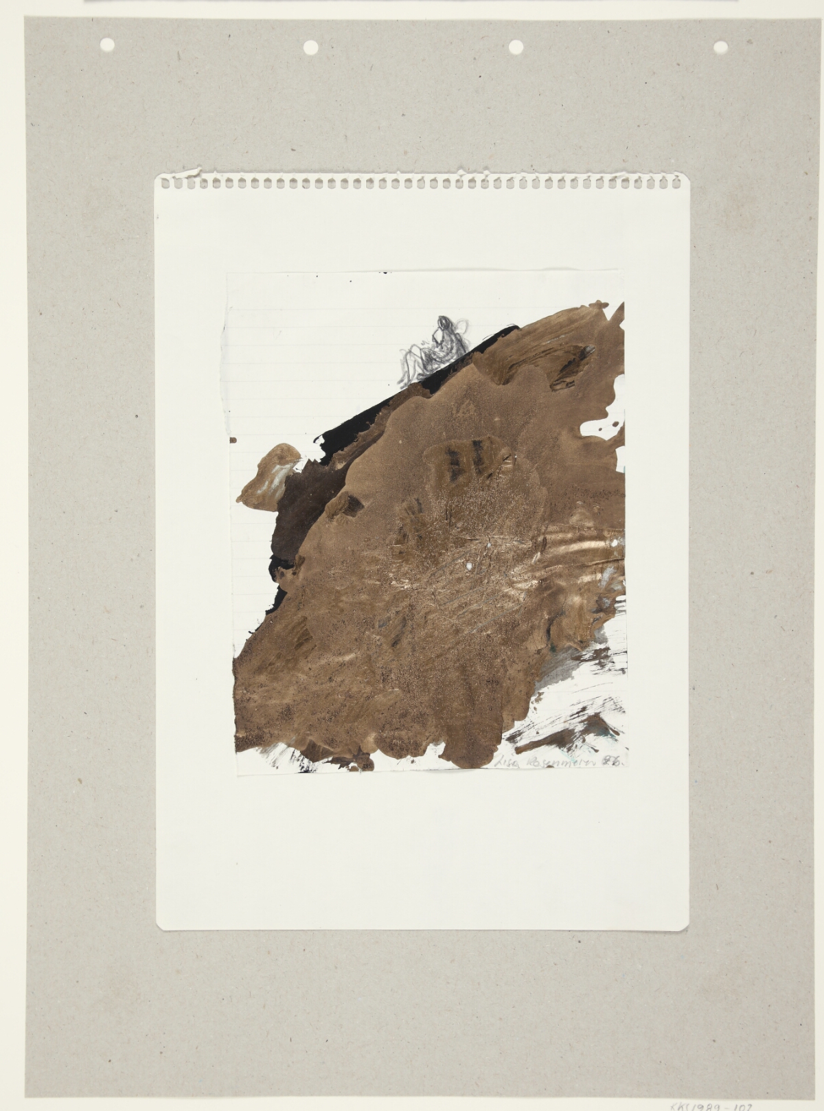 Tegning, 1986, Lisa Rosenmeier | SMK Open