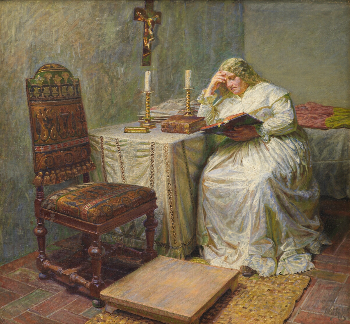 Leonora Christina i Blåtårn, 1891, Kristian Zahrtmann | SMK Open