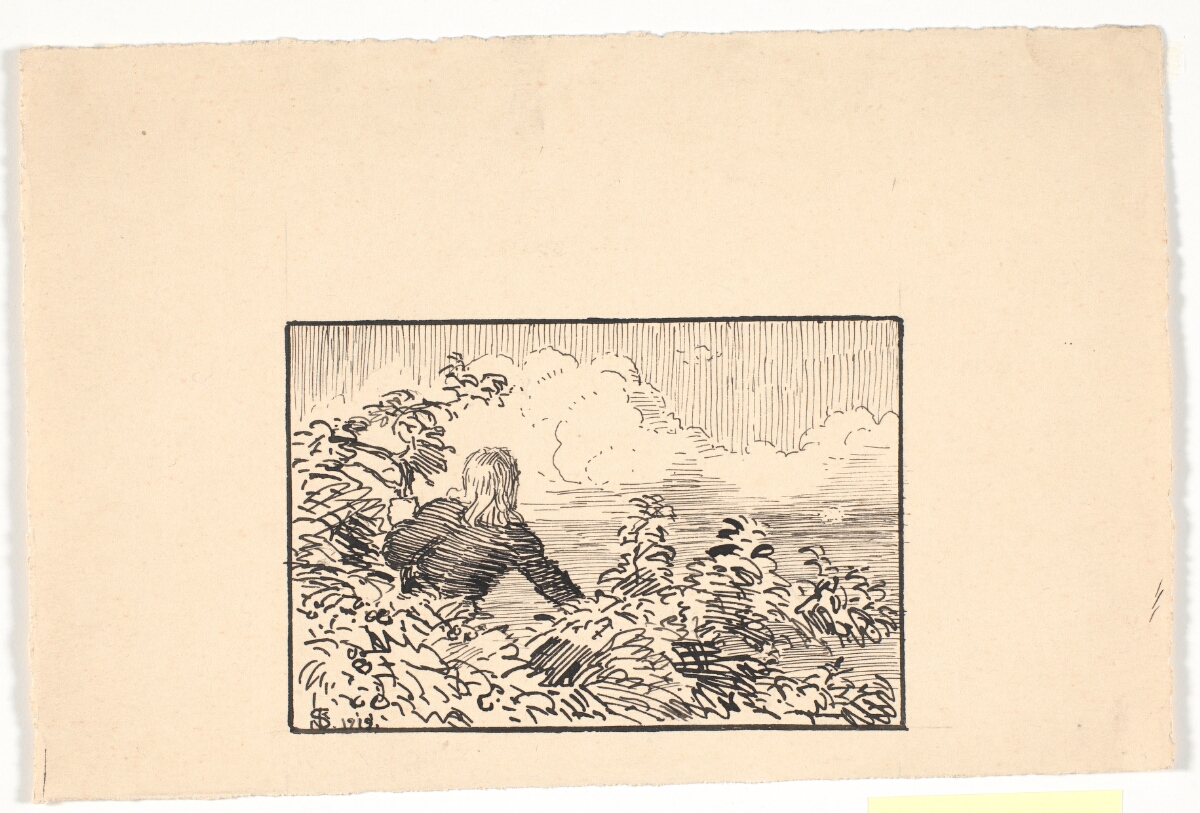 Forarbejde til "Lysabild", 1919, Niels Skovgaard | SMK Open