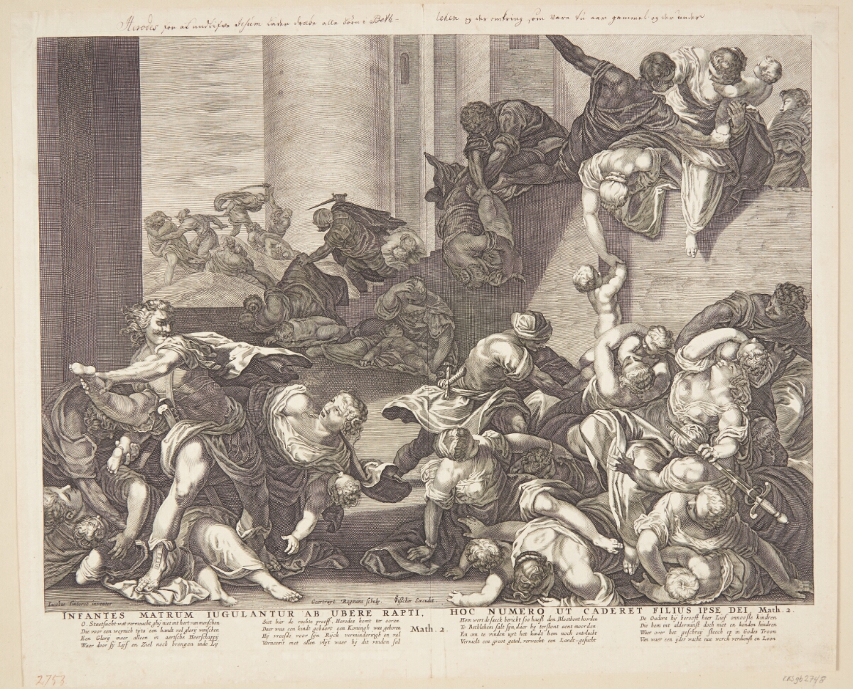 Barnemordet i Bethlehem, 1625 – 1657, Geertruyt Roghman, Jacopo ...