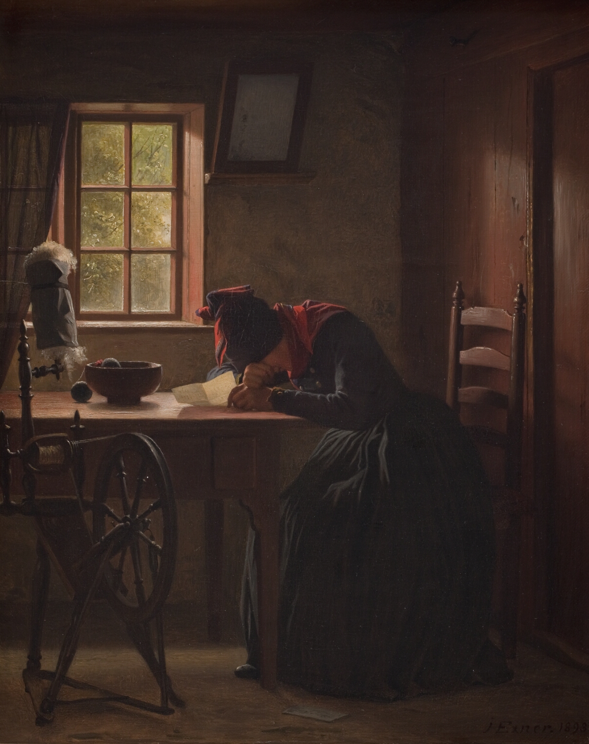 Et telegram, 1893, Julius Exner | SMK Open