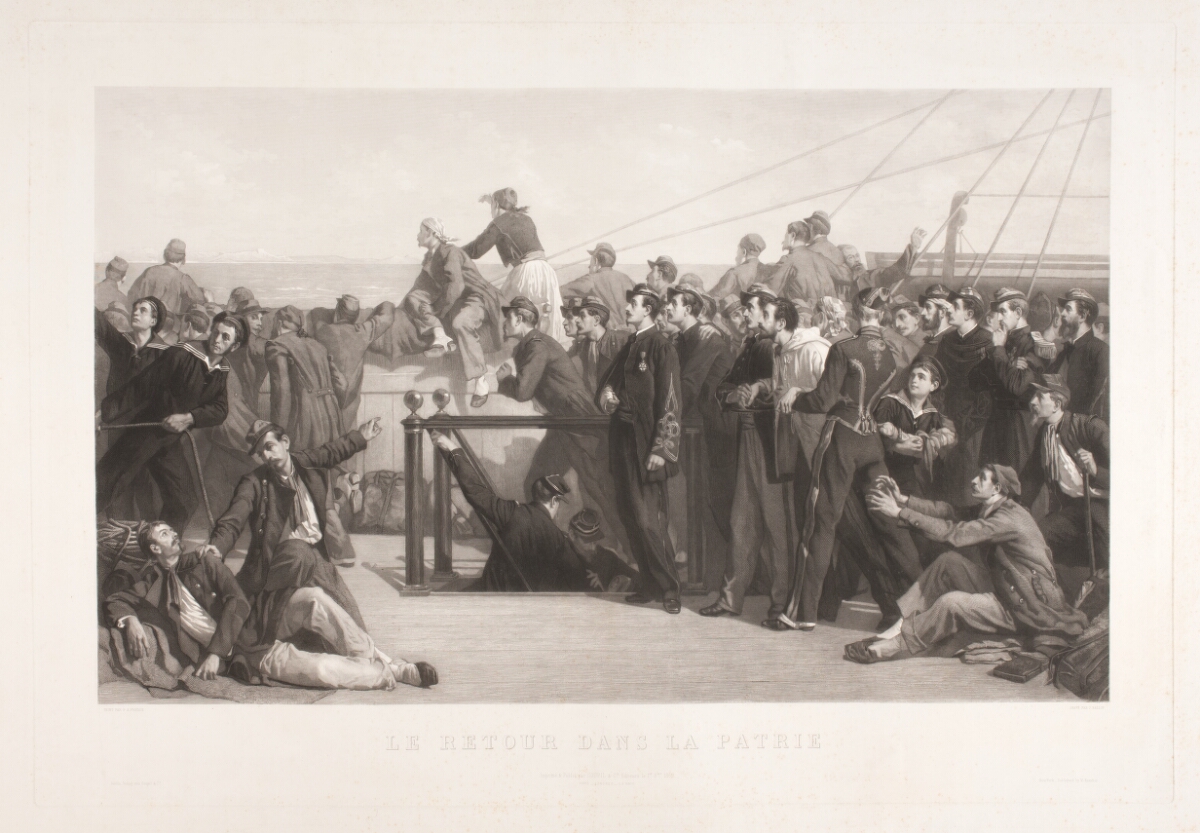 Rejsen hjem til færdrelandet, 1867 – 1871, Joel Ballin, Paul Alexandre ...