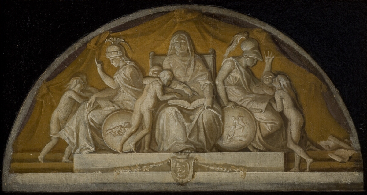 Oprettelsen af skoler. Allegori, 1779 – 1782, Nicolai Abildgaard | SMK Open