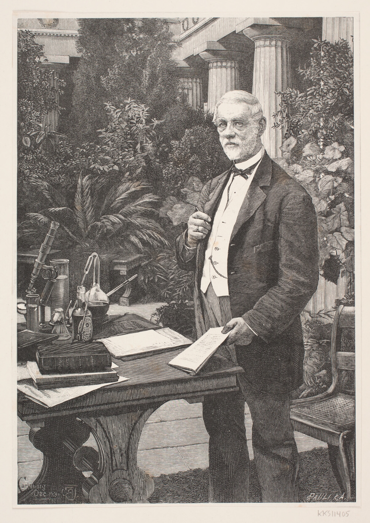 Jacob Christian Jacobsen, 1886, Pauli, Georg, Jerndorff, August | SMK Open