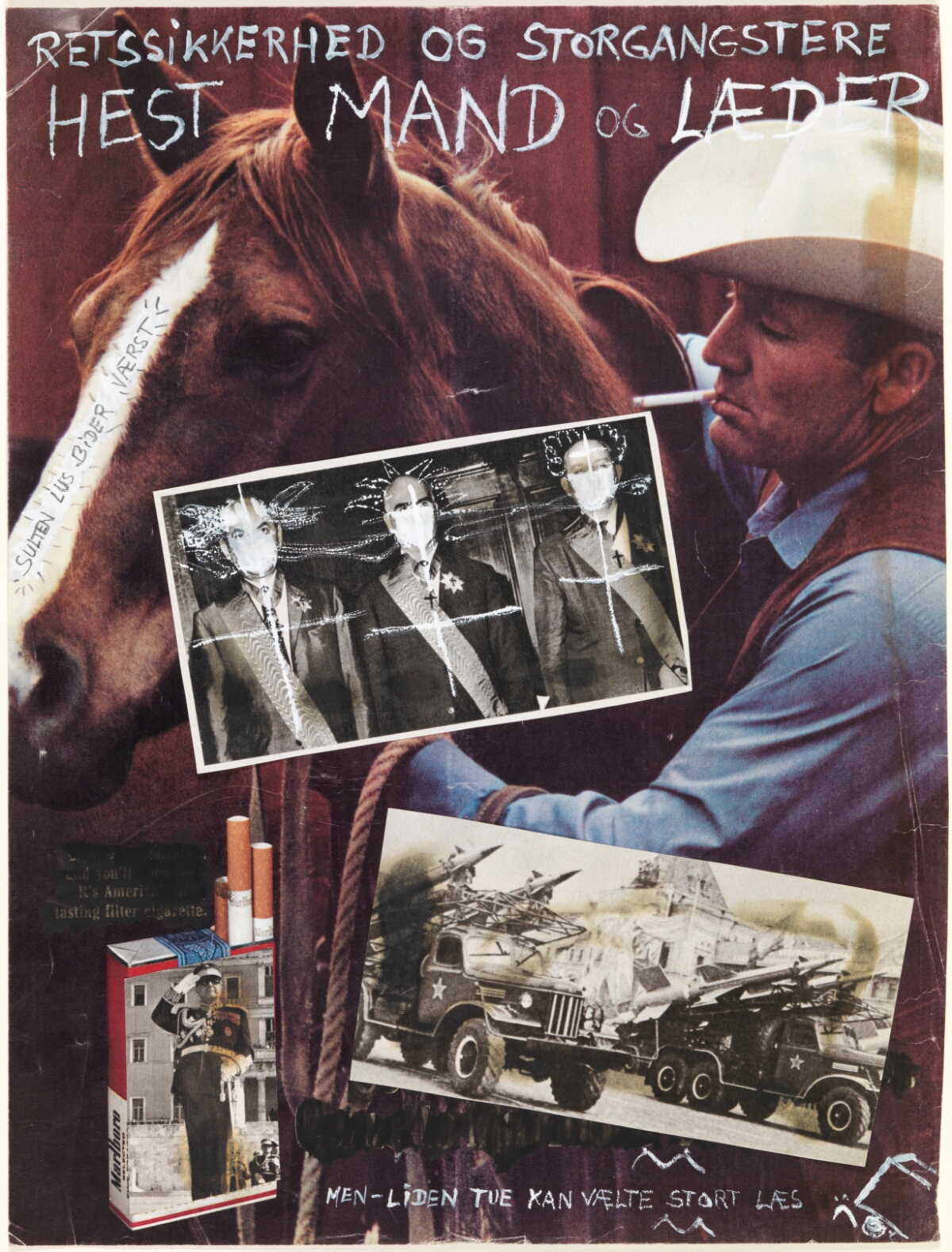 HEST MAND og LÆDER, 1976, Jytte Rex | SMK Open