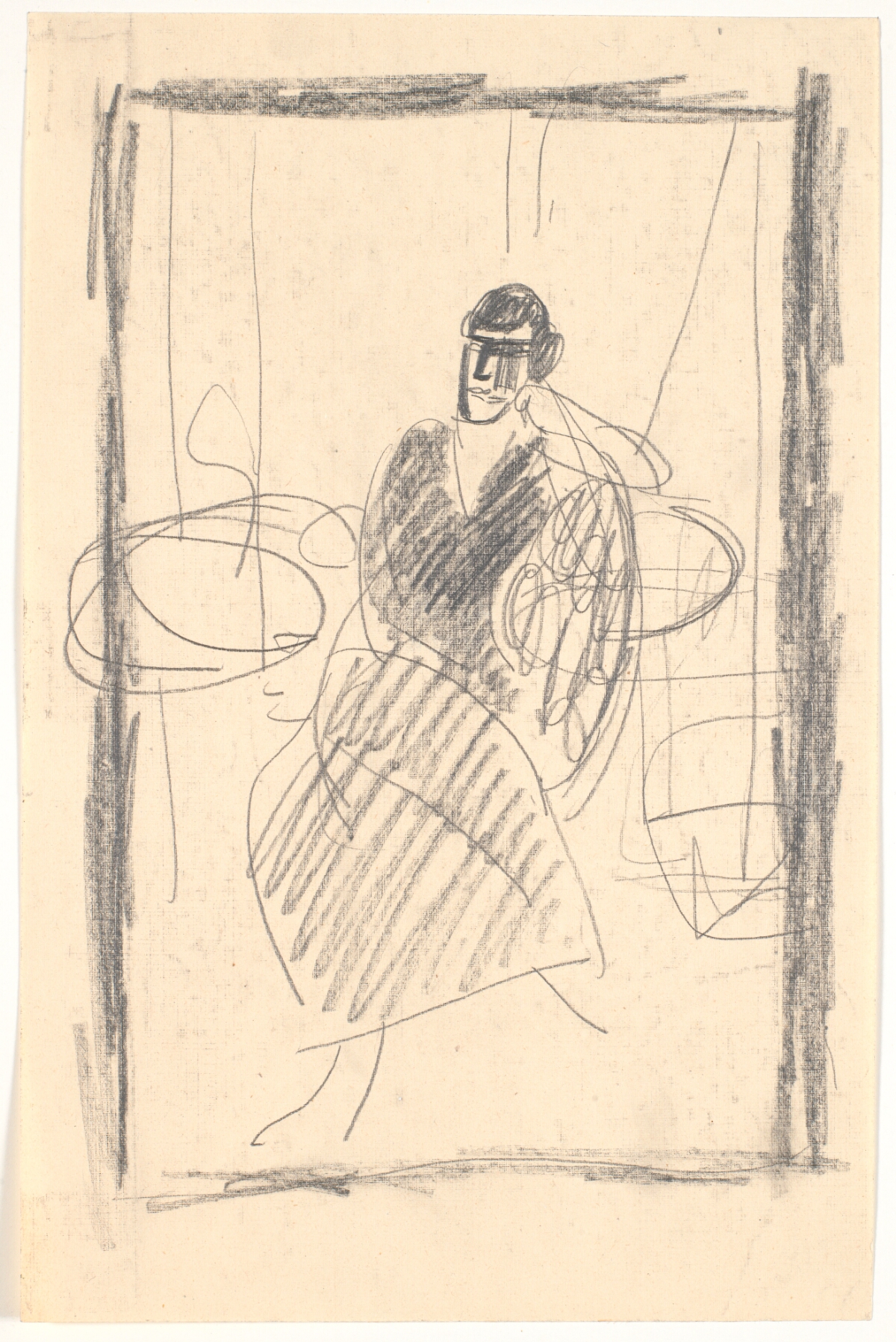 Siddende dame, 1916 – 1919, Karl Isakson | SMK Open