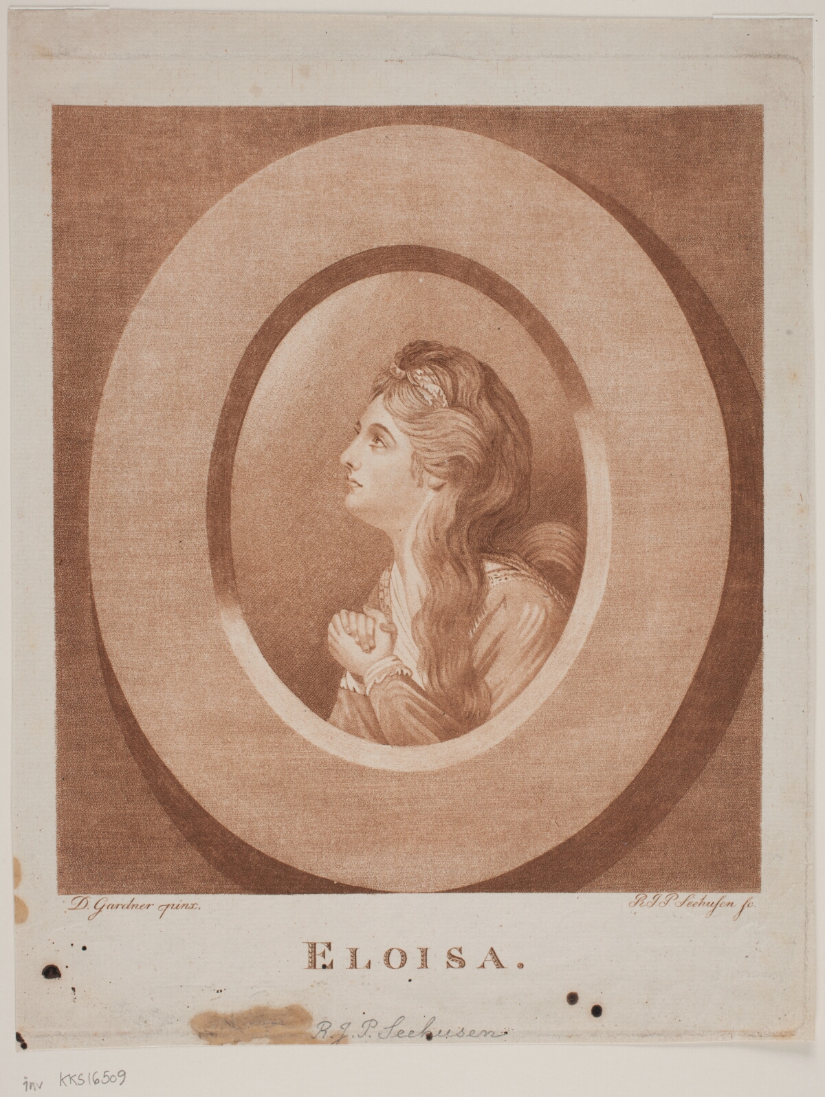 Elioisa, 1790 – 1814, Reinhold Johann Peter Seehusen, Daniel Gardner ...