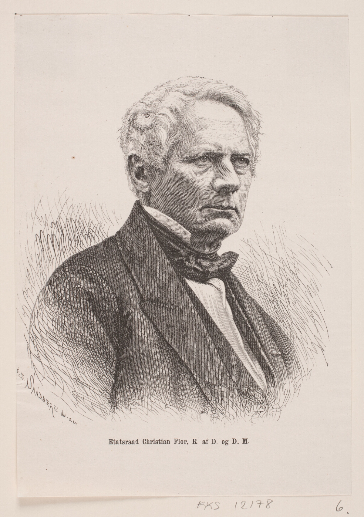 Christian Flor, 1875, Carl Leonard Sandberg | SMK Open