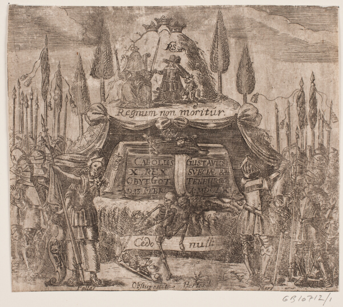 Karl Gustavs Sarkofag. En apoteose. Hertil et digt, 1658 – 1662 ...