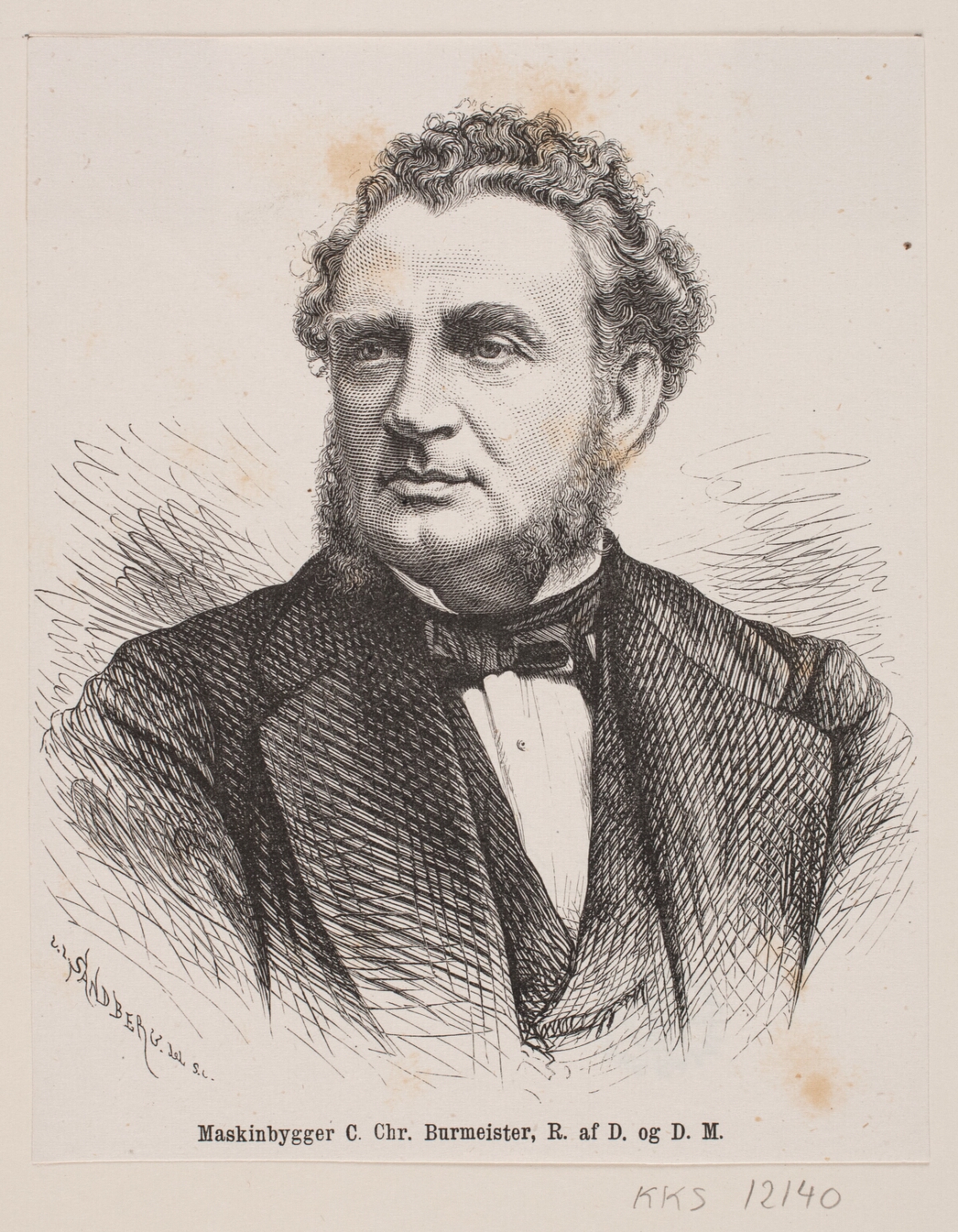 C. C. Burmeister, 1874, Carl Leonard Sandberg | SMK Open