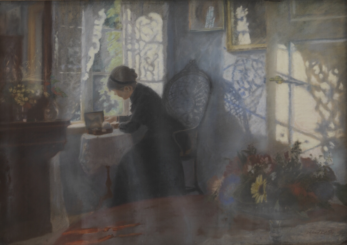 I Fiskerstuen i Hellebæk, 1888 – 1893, Alexander Wilde | SMK Open