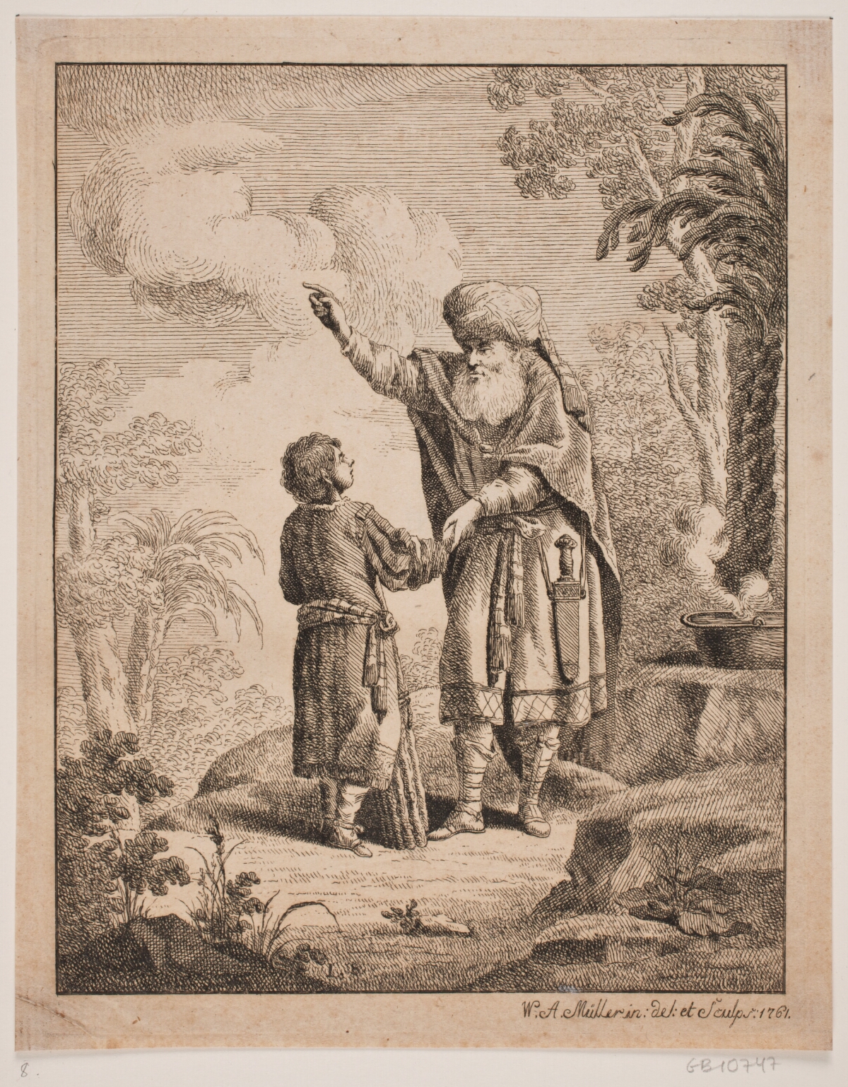 Abraham og Isak, 1761, W.A. Müller | SMK Open