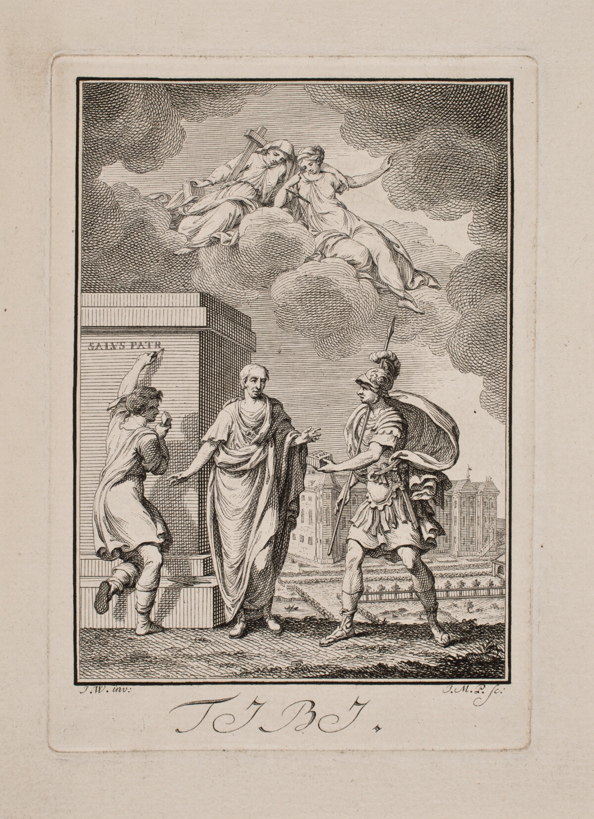 "TIBI", Grev Otto Thott modtager kongens ordre, 1775 – 1874, Johan ...