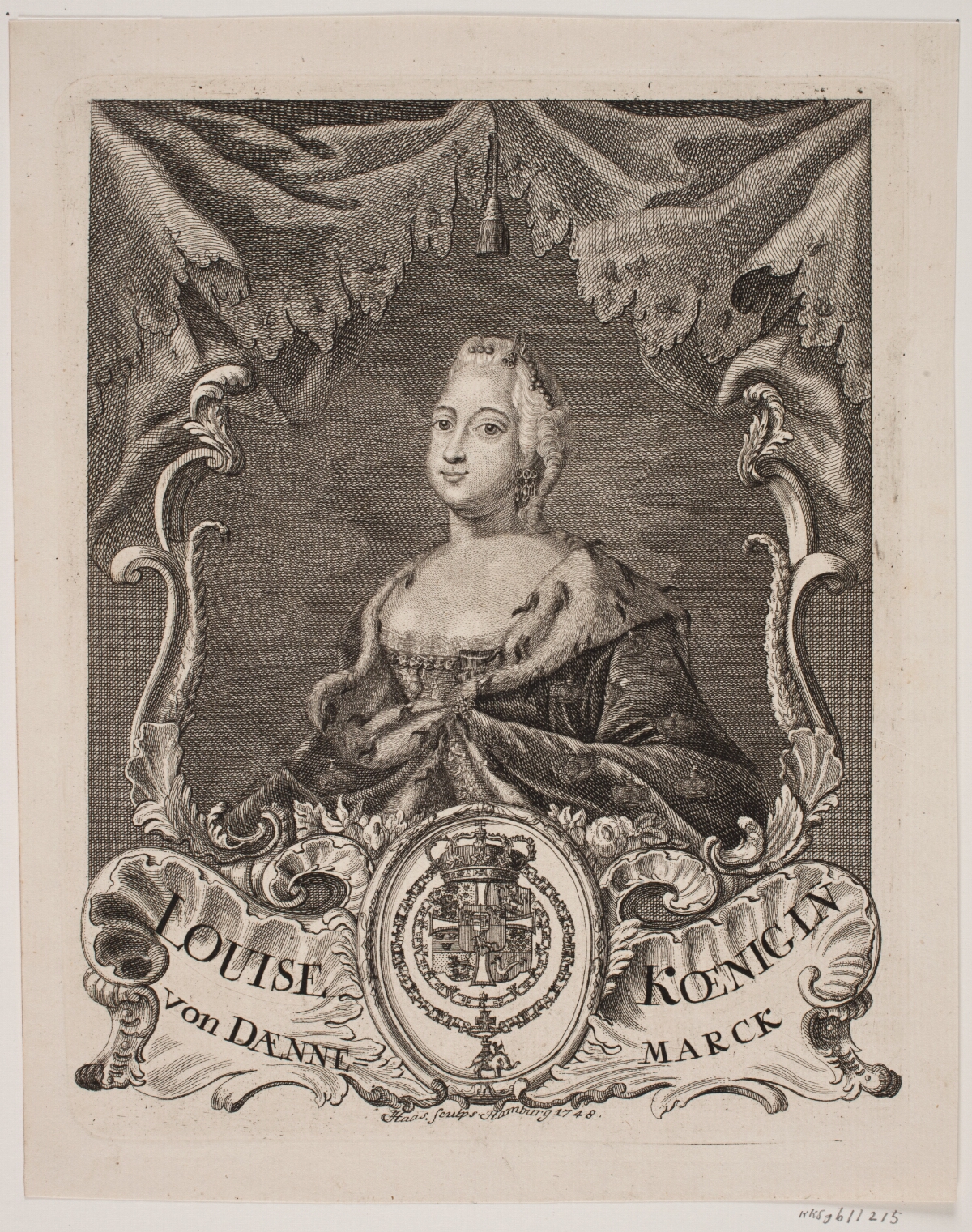 Louise af England, 1748, Jonas Haas | SMK Open