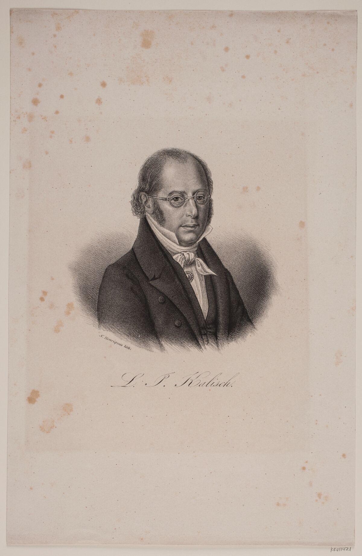 Levin Isaac Kalisch, 1820 – 1846, Nathan Henriques | SMK Open