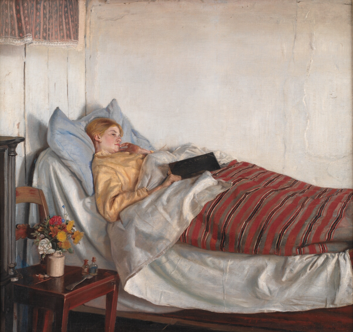 Den syge pige, 1882, Michael Ancher | SMK Open