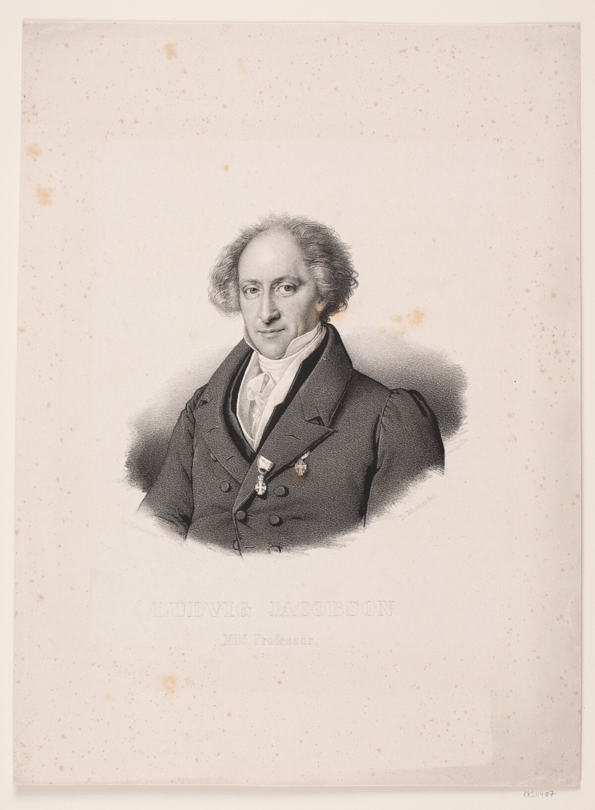 Ludvig Jacobson, 1839 – 1840, David Monies, C.A. Jensen, Em. Bærentzen ...