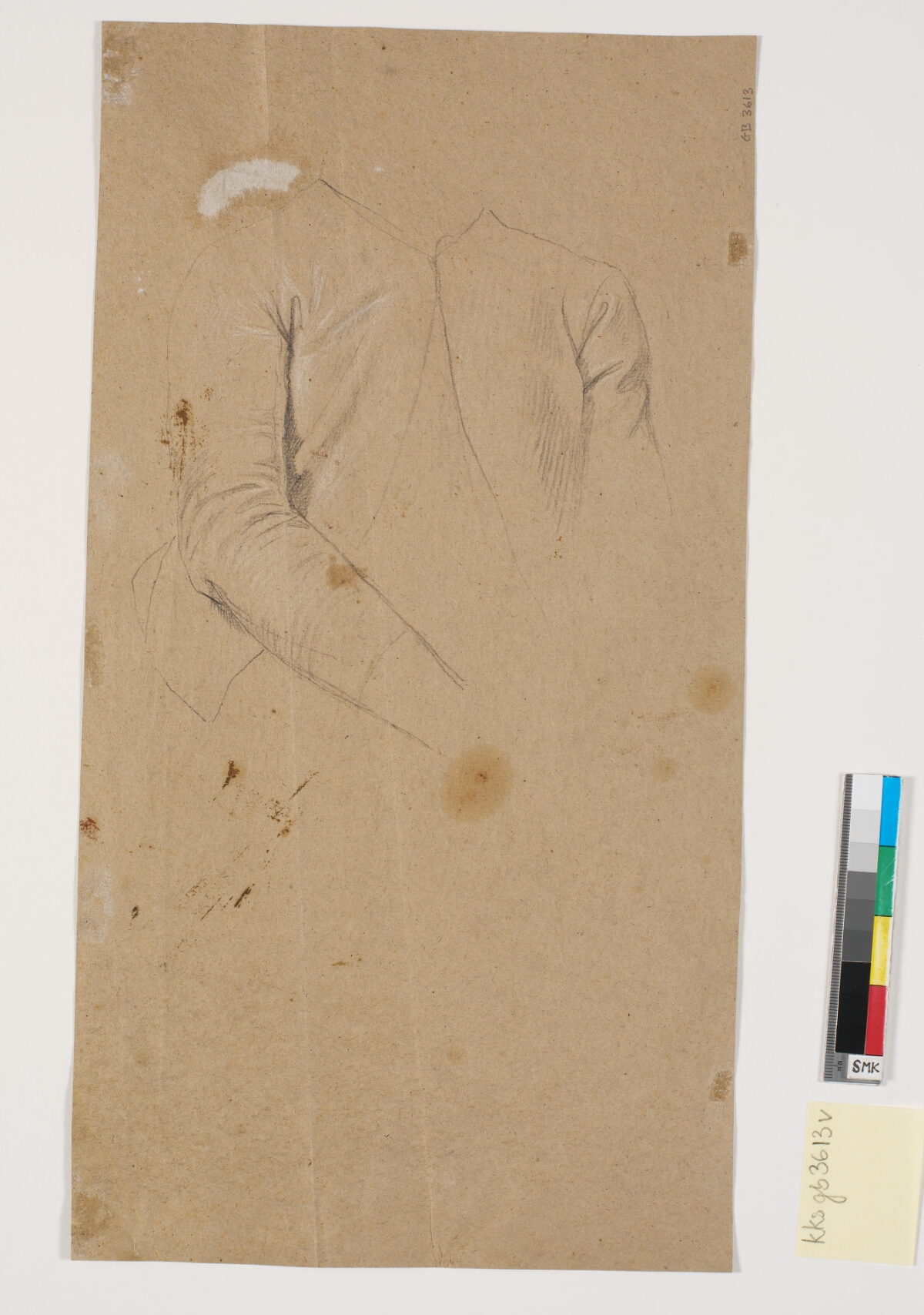 Studie til prins Hans' dragt på samme billede, 1778 – 1779, Nicolai ...