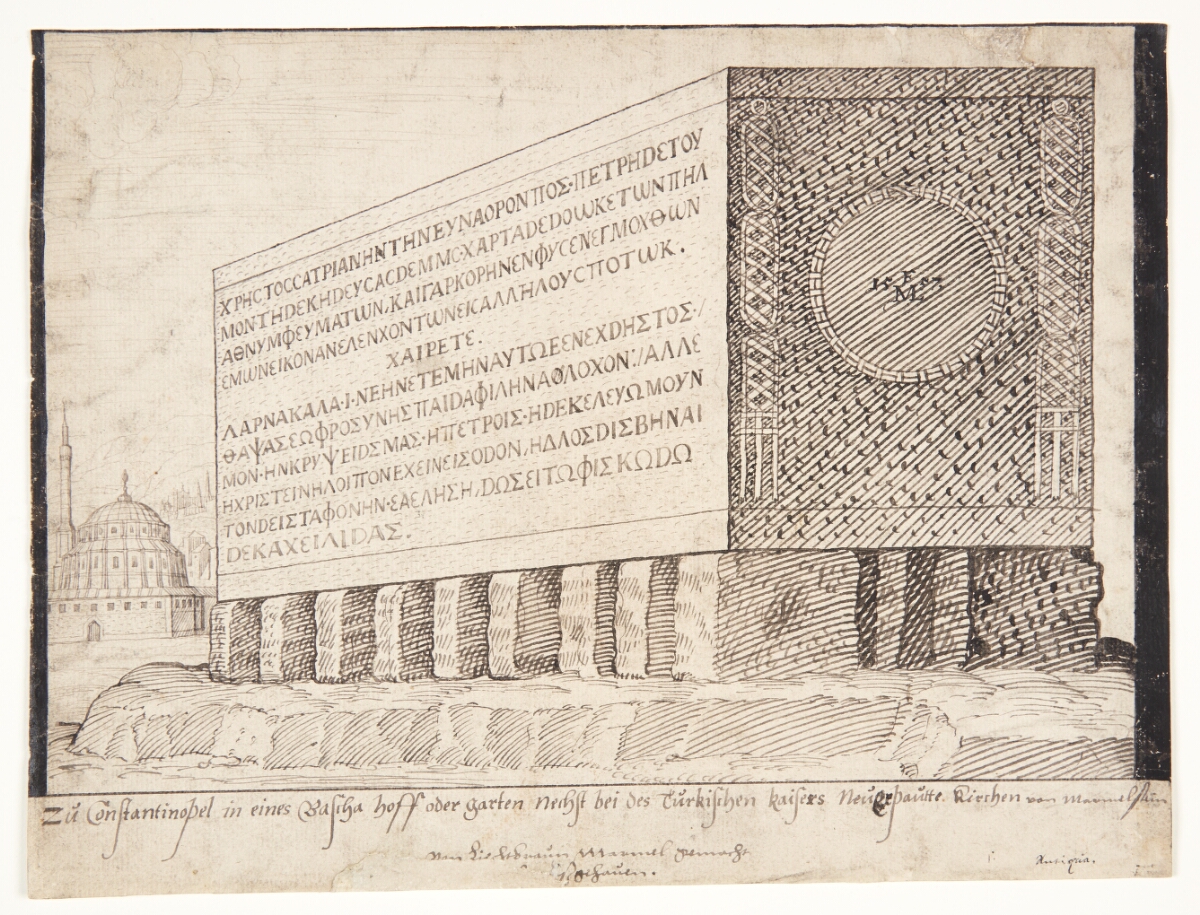 En sarkofag i Konstantinopel, 1560 – 1564, Melchior Lorck | SMK Open