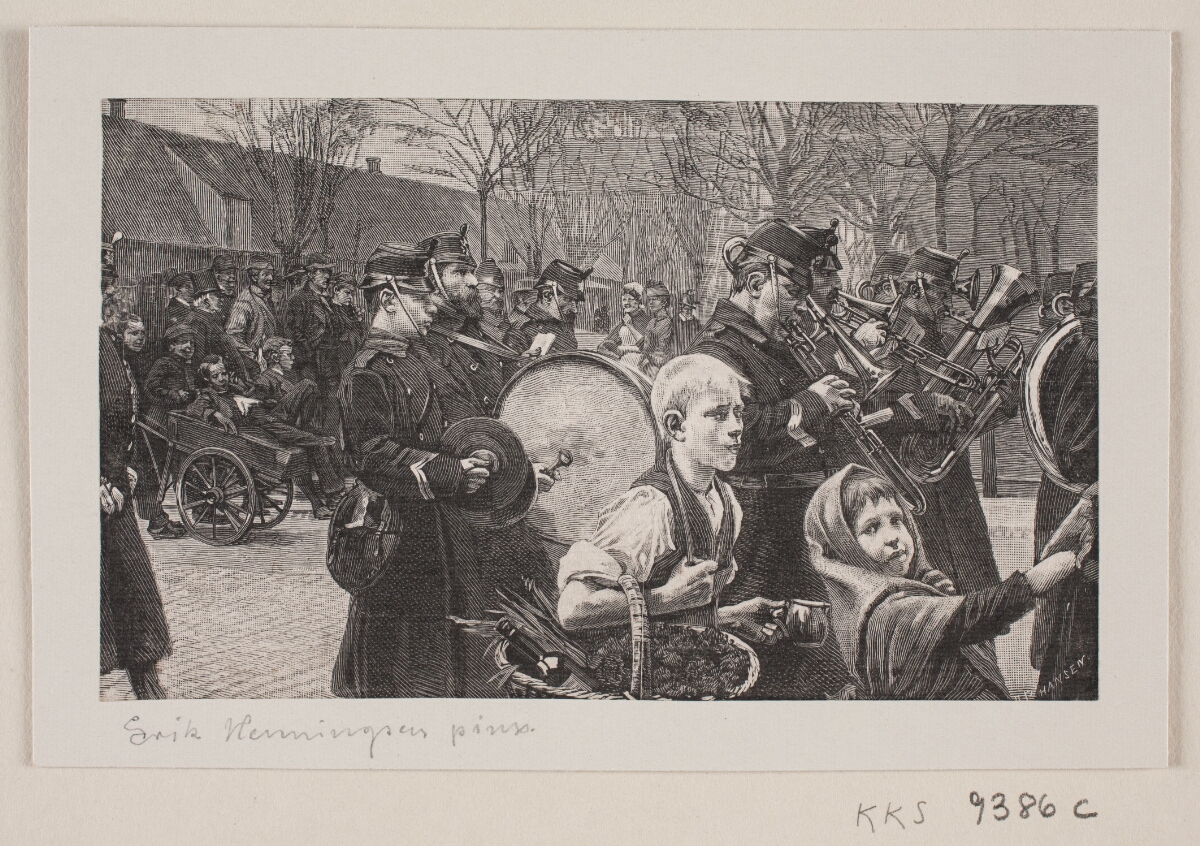 Vagtparade, 1855 – 1930, Hans Peter Hansen, Erik Henningsen | SMK Open